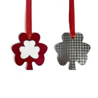 China Sublimation Christmas Gift Ideas Christmas Tree Pendant Customized Photo Christmas Ornaments for sale