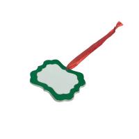 China Custom Sublimation Blank Christmas Ornament Polygon Hanging Christmas Tree Ornament Decorations Pendant for sale