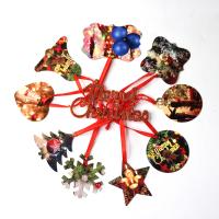 China Sublimation Christmas Gifts Supply Double Sided Aluminum Sublimation Christmas Ornaments Blanks for sale