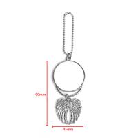 China Personalized Metal Angel Wing Christmas Ornaments For Sublimation for sale