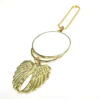 China Personalized Metal Angel Wing Christmas Ornaments For Sublimation for sale