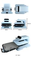 China Intelligent Touch Panel Heat Transfer Machine Auto Press Auto Release Heat Press Printer With Pull Out Skateboard for sale