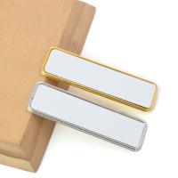 China Reusable Blank Sublimation Name Badge Magnetic Name Tags Custom Logo for sale