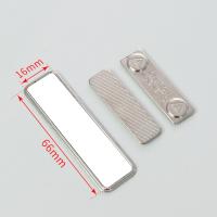 China Reusable Blank Sublimation Name Badge Magnetic Name Tags Custom Logo for sale