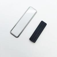 China Reusable Blank Sublimation Name Badge Magnetic Name Tags Custom Logo for sale