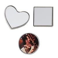 China DIY Sublimation Blank Metal Badge Brooches Personalised Pin Badges for sale