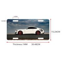 China Customized Various Sizes Of Sublimation Blank License Plates And License Plate Frame for sale