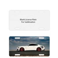 China Customized Various Sizes Of Sublimation Blank License Plates And License Plate Frame for sale