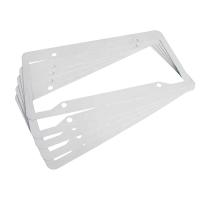 China Customized Aluminum Car Plate Sublimation Blank License Plate Frame Sublimation License Plates for sale