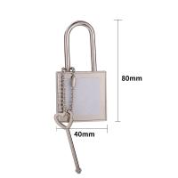 China Personalized Sublimation Gifts Valentines Day Gift Sublimation Padlock For Lover for sale