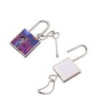 China Personalized Sublimation Gifts Valentines Day Gift Sublimation Padlock For Lover for sale