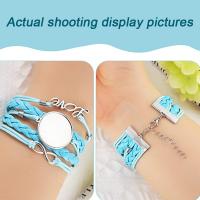 China DIY Sublimation Gifts Customized Sublimation Blanks Love Bracelet for sale