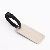China Metal Sublimation Luggage Tag Personalized Gift Blank Custom Luggage Tag for sale