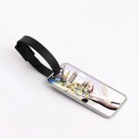 China Metal Sublimation Luggage Tag Personalized Gift Blank Custom Luggage Tag for sale