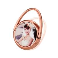 China Sublimation Blank Cell Phone Ring Holder Attached To Phone Case Sublimation Phone Holder For Heat Transfer for sale