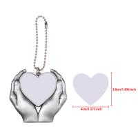 China Custom Logo Car Hanging Ornament Metal Christmas Angel Wing Ornaments Sublimation Blanks Christmas Decorations for sale