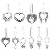 China Sublimation Personalized Gift Metal Sublimation Angel Wing Pendant For Decor And Souvenirs for sale