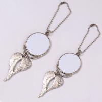 China Sublimation Blank Angel Wing Car Hanger Custom Sublimation Aluminum Christmas Ornament for sale