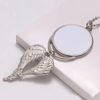 China Sublimation Blank Angel Wing Car Hanger Custom Sublimation Aluminum Christmas Ornament for sale