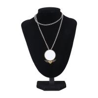 China Custom Gift Party Wedding Vintage Brooch Necklace Pendant Sublimation Angel Wings Necklace for sale