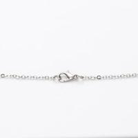China Custom Metal Love Necklace Unique Sublimation Leaf Pendant Necklace Sublimation Jewelry for sale