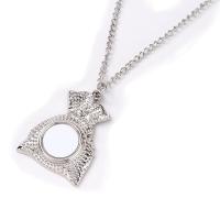 China Personalized Sublimation Christmas Lucky Bag Hanging Pendant Necklace custom metal necklace for sale