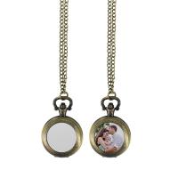 China Personalised Pocket Watches For Sale Sublimation Blank DIY Pocket Watch Chain Necklace Pendant Watch for sale