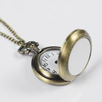 China Personalised Pocket Watches For Sale Sublimation Blank DIY Pocket Watch Chain Necklace Pendant Watch for sale