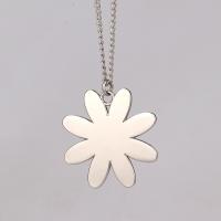 China Sunflower Necklaces Custom Engraved 8 Names Family Sublimation Photo Sunflower Necklace for sale