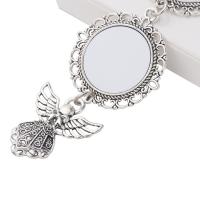 China Customizable Personalized Angel Wings Metal Sublimation Brooch Wings Brooch for sale