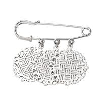 China DIY Photo Women Pins Brooches Sublimation Round Brooch for sale