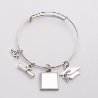 China Fashion Jewelry Bracelet For Graduation Gift DIY Printable Sublimation Graduation Bracelet for sale