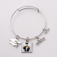 China Fashion Jewelry Bracelet For Graduation Gift DIY Printable Sublimation Graduation Bracelet for sale