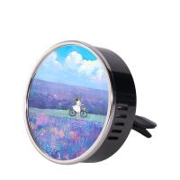 China Sublimation Car Vent Aroma Air Car Holder Clip Essential Diffuser for sale