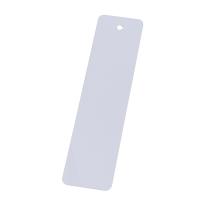 China Custom Photo Bookmark Metal Aluminum Bookmarks Gloss White Blank Sublimation Bookmark With Tassel for sale