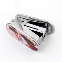 China Custom Blank Oval Shaped Metal Stapler For Office Promotion Sublimation Stapler for sale