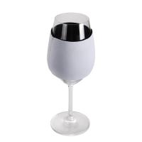 China Custom Logo Sublimation Neoprene Wine Glass Cooler Insulated Ice Wine Glass Cooler Holder Sleeves for sale