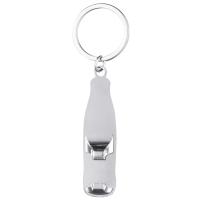 China Custom Metal Beer Bottle Opener Sublimation Blank Bottle Opener Keychain for sale