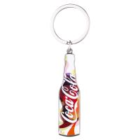 China Custom Metal Beer Bottle Opener Sublimation Blank Bottle Opener Keychain for sale