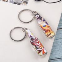 China Custom Metal Beer Bottle Opener Sublimation Blank Bottle Opener Keychain for sale