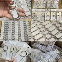 China Advertising Promotional Gift Metal Sublimation Alloy Key Chain Blank Llaveros Personalizados Keyring Logo Custom Metal Keychain for sale