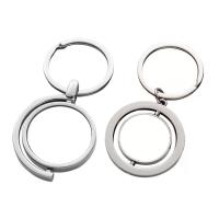 China Personalized Rotary Photo Keychain Double Sided 360 Rotating Sublimation Blanks Metal Key Chain  Keyring for sale