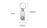 China Customization Football Soccer Keychain Promotional Sublimation Blank Custom Metal Keychain for sale