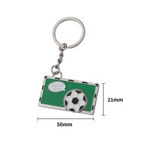 China Custom Football Keychains Durable Zinc Alloy Metal Keychain Personalized Souvenirs for sale