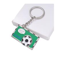 China Custom Football Keychains Durable Zinc Alloy Metal Keychain Personalized Souvenirs for sale
