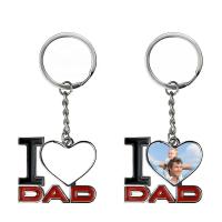 China Mothers Day Gift Sublimation Blanks Photo Keyring Unique Gifts For Mom for sale