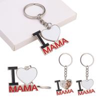 China Mothers Day Gift Sublimation Blanks Photo Keyring Unique Gifts For Mom for sale