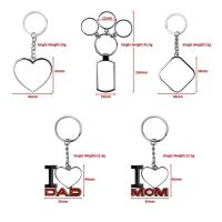 China Mothers Day Gift Sublimation Blanks Photo Keyring Unique Gifts For Mom for sale
