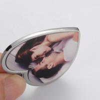 China Simple Valentine's Day Gift Customized Double Sided Sublimation Blank Heart Shape Keychain Pendant for sale