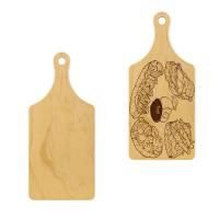China Wood Sublimation Cutting Board Blank Custom Logo Sublimation Cheese Pizza Boards for sale